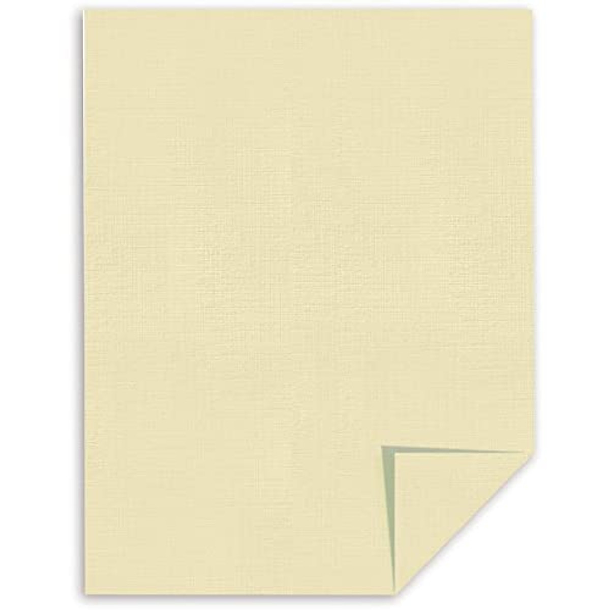 Southworth FSC Certified 55% Recycled 25% Cotton Linen Business Paper, 8 1/2in. x 11in., 24 Lb, Ivory, Box Of 500, 564C