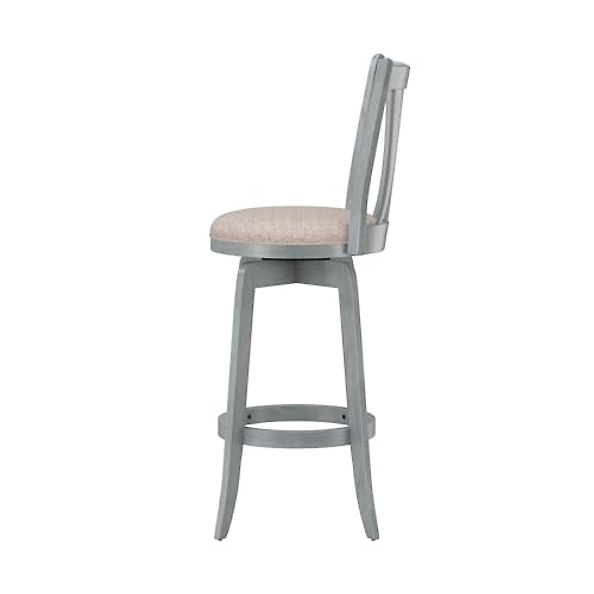 Hillsdale Furniture Savana Wood Bar Height Stool, 30" high, Blue Wire Brush