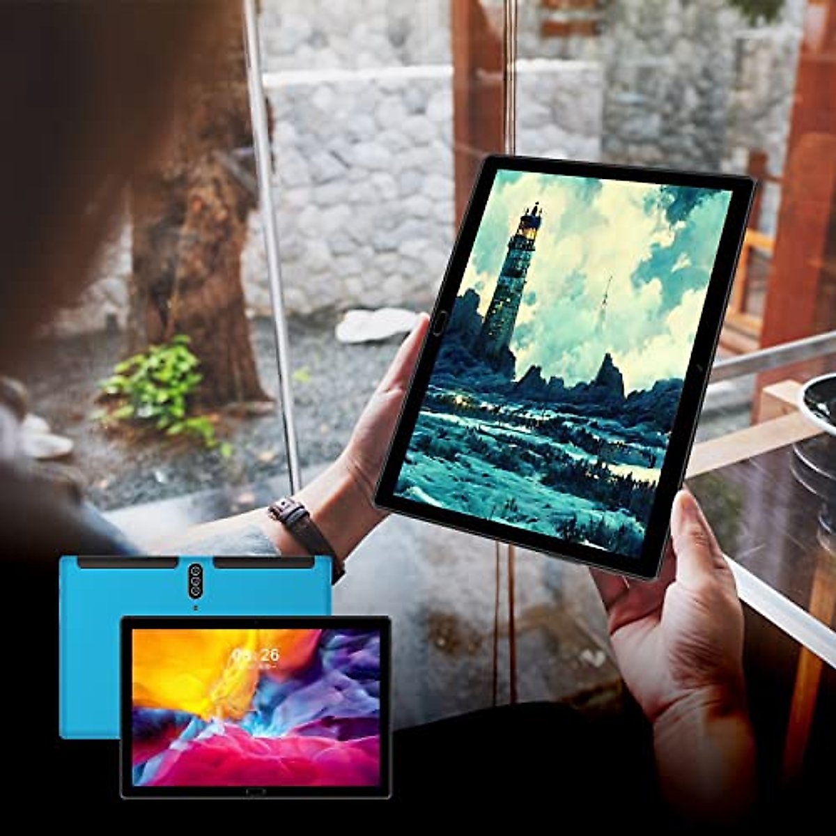 Tablet Computer 10.1 Inch HD Tablet, 8-core IPS, High-Definition Screen, WiFi, Bluetooth, Android Voice Call, Game Tablet, Support SIM Communication Function, Portable Pocket PC