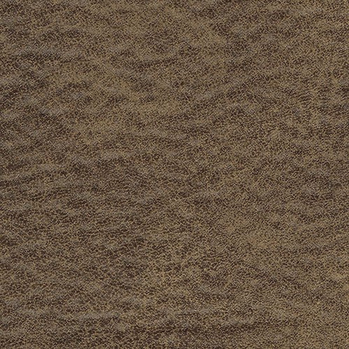 Signature Design by Ashley Larkinhurst Faux Leather Manual Rocker Recliner with Nailhead Trim, Brown