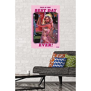 Trends International Mattel Barbie: The Movie-Best Day Ever Wall Poster, 22.37" x 34.00", Premium Unframed Version