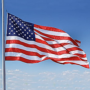 XIFAN Premium American Flag 4x6 Outdoor, Heavy Duty 210D Nylon US Flag, Strongest Longest Lasting with Embroidered Stars/Sewn Stripes/Brass Grommets