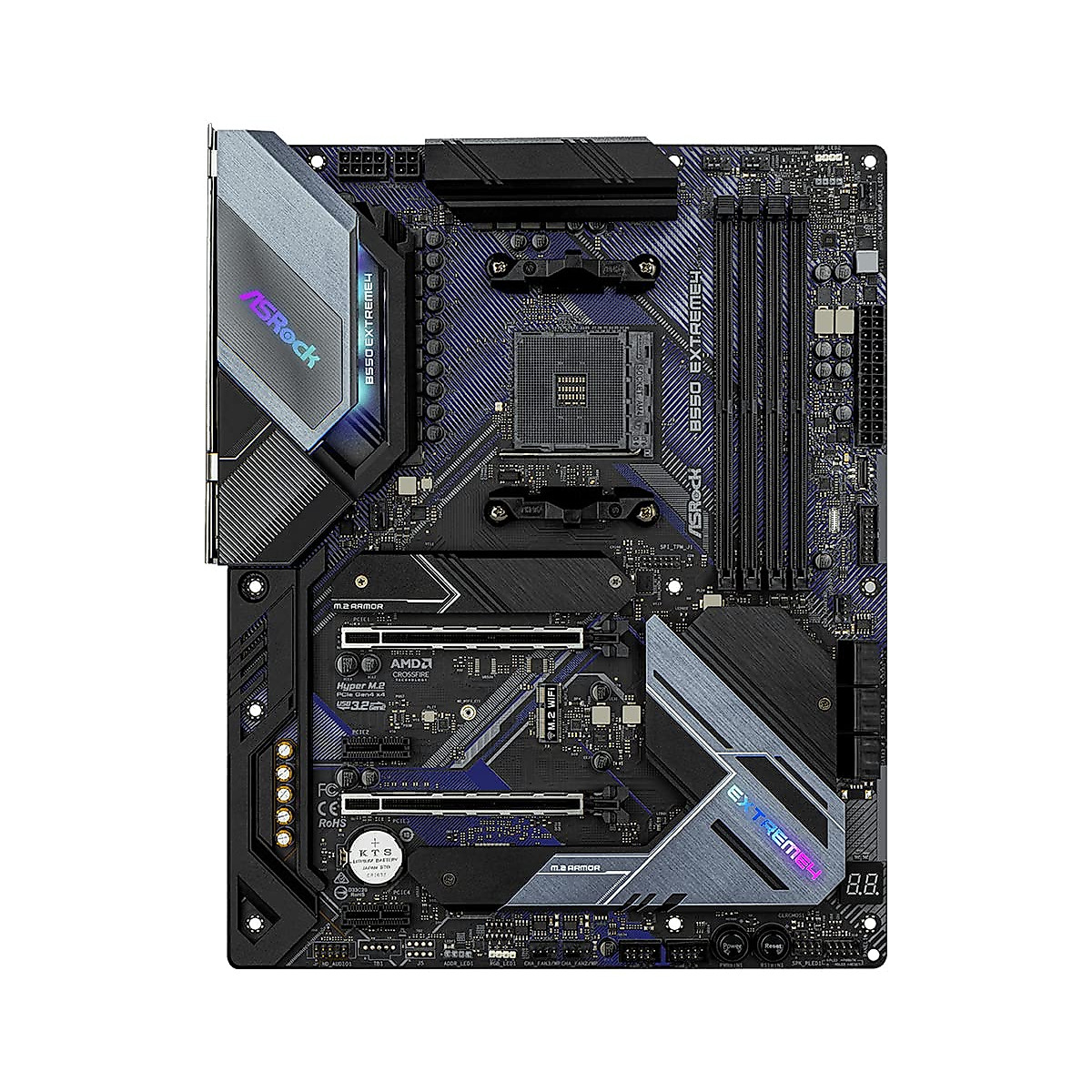 ASRock B550 EXTREME4 Supports 3rd Gen AMD AM4 Ryzen™ / Future AMD Ryzen™ Processors Motherboard