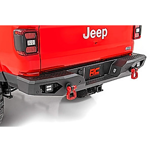 Rough Country Heavy Duty Rear Bumper w/LEDs for 2020-2024 Gladiator - 10646