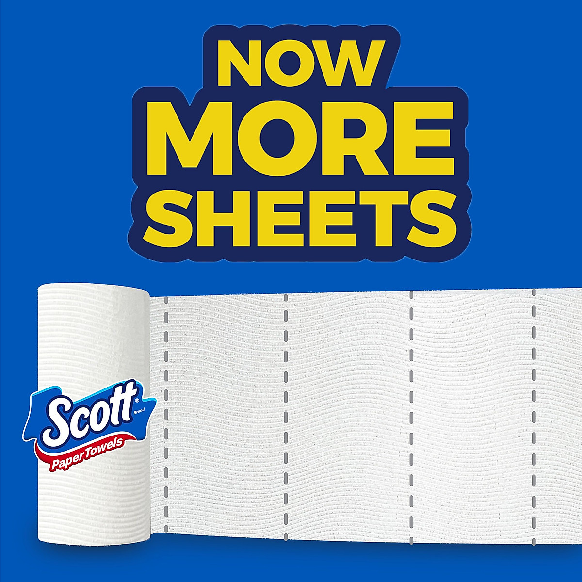 Scott Paper Towels, Choose-A-Sheet, 6 Double Rolls = 12 Regular Rolls (108 Sheets Per Roll)