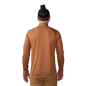 Mountain Hardwear Men's AirMesh 1/2 Zip, Copper Clay, Medium