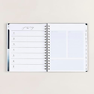 Blue Sky Life Note It 2024 Weekly and Monthly Planner Notes, 7" x 9", Frosted Cover, Wirebound, Marina (139480-24)