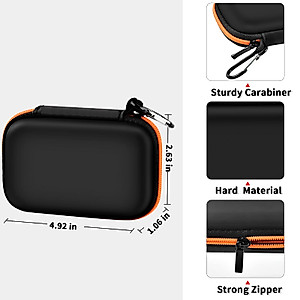 Case Compatible with SanDisk 1TB 2TB 500GB Extreme Portable SSD, Fits for SanDisk PRO External Solid State Drive, Hard Drive Storage Holder for SDSSDE61/ SDSSDE60/ SDSSDE81 (Box Only)(Orange)