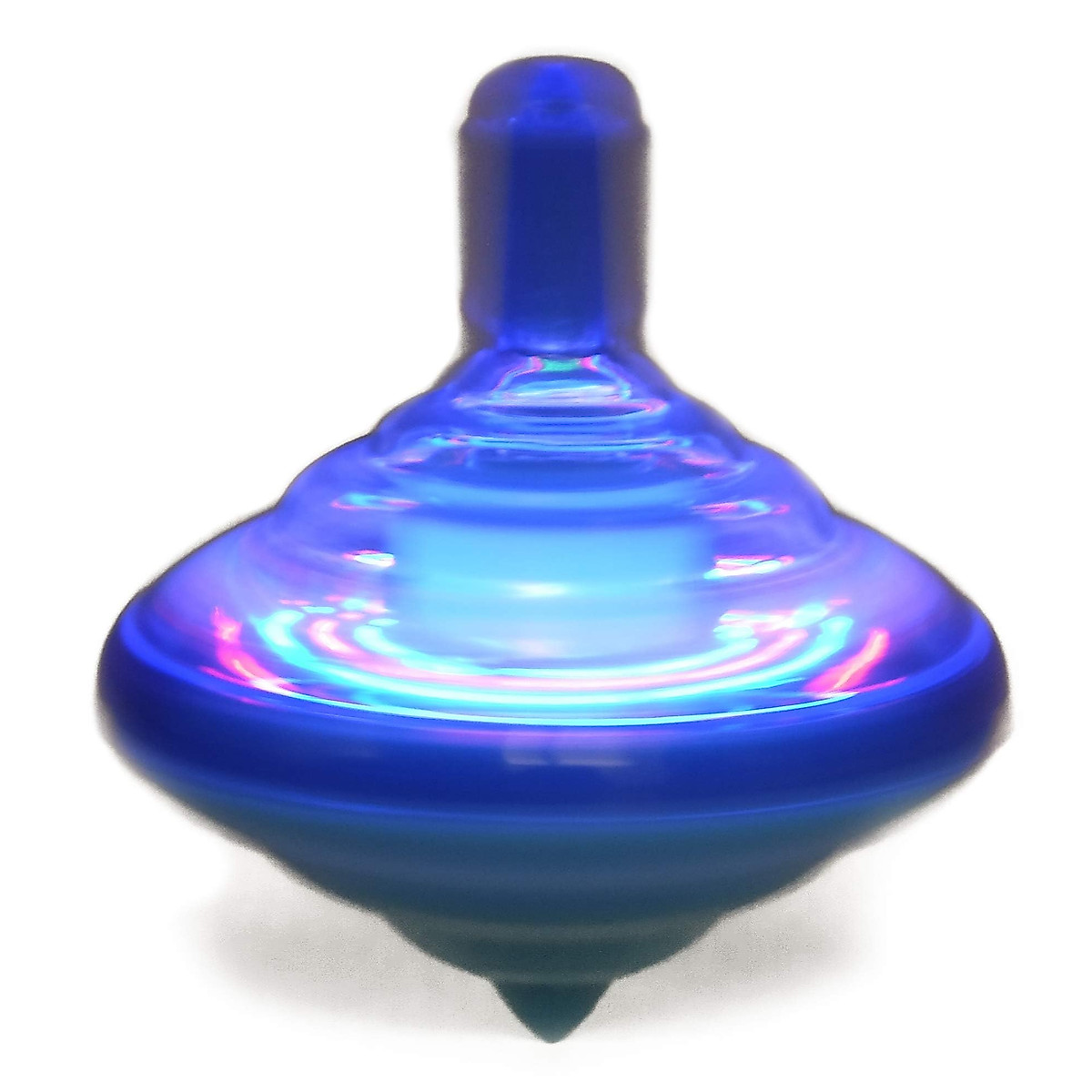 The Dreidel Company Hanukkah Musical Light-Up Dreidel Spinning Tops Set, Plays 2 Classic Hanukkah Songs, Assorted Colors (2-Pack)