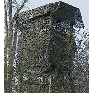 CamoSystems Premium Series Ultra-lite Camouflage Netting, Large, 7'10" W x 19'8" L, Original Camo - Green/Brown