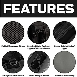 24BattlePack Tactical Backpack | 1 to 3 Day Assault Pack | Combat Veteran Owned Company |40L Bug Out Bag (Black)