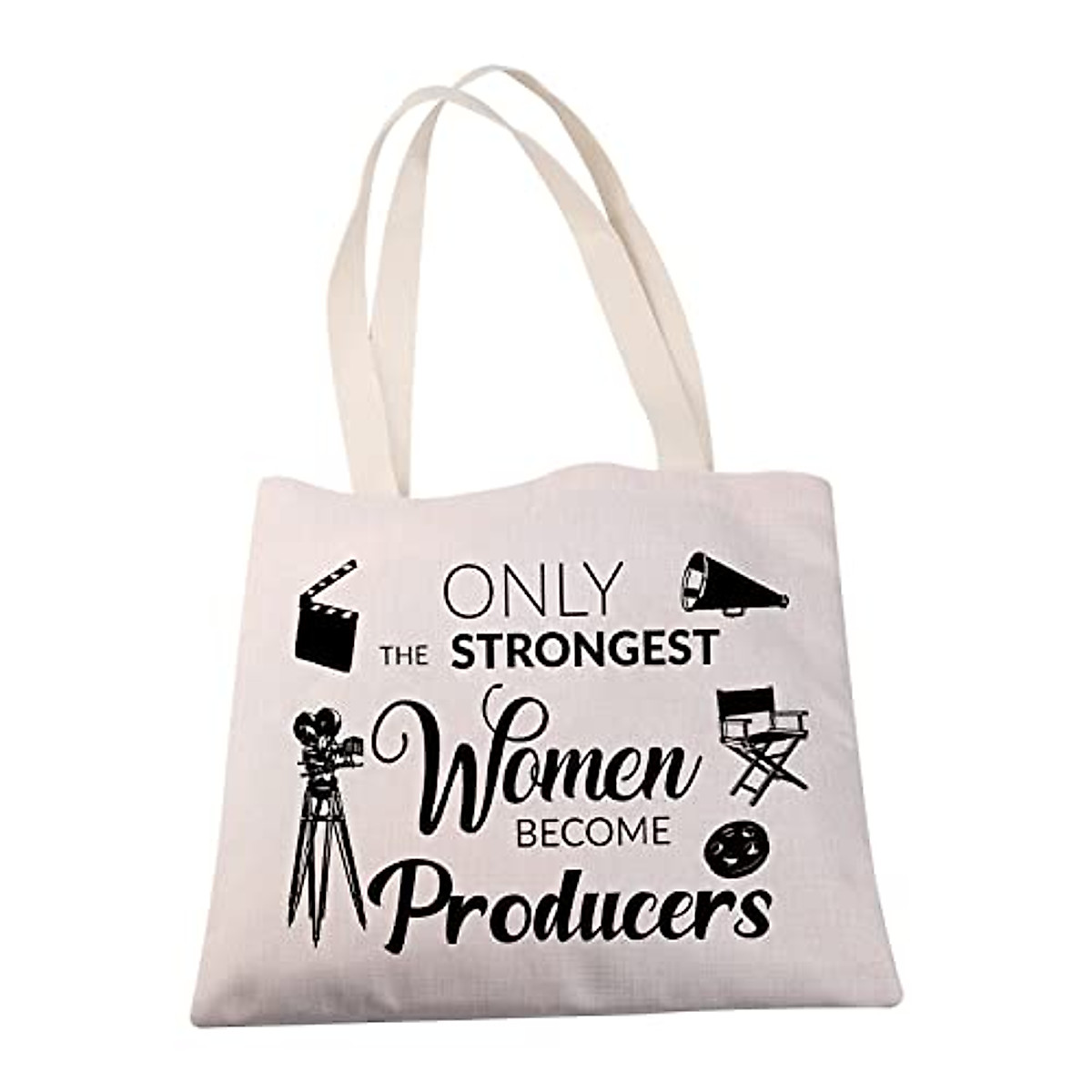 MBMSO Film Producer Gifts Tote Bag TV Video Filmmaker Gifts for Women Movie Producer Gifts Shopping Bag Director Shoulder Bag (Film Producer TB)