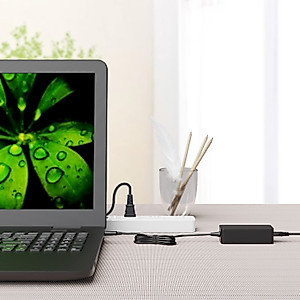 65W AC Charger Compatible with Dell Chromebook 11 3180 3189 3120 P22T CB1C13 Laptop Power Adapter Supply Cord with UL Safety Certification