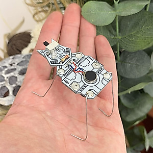 CAT-CAT Walker | Soldering Kit | DIY Electronics Kit for STEM and STEAM Students | Intermediate Hardware Design Kit | Brushbot Electronics Kit