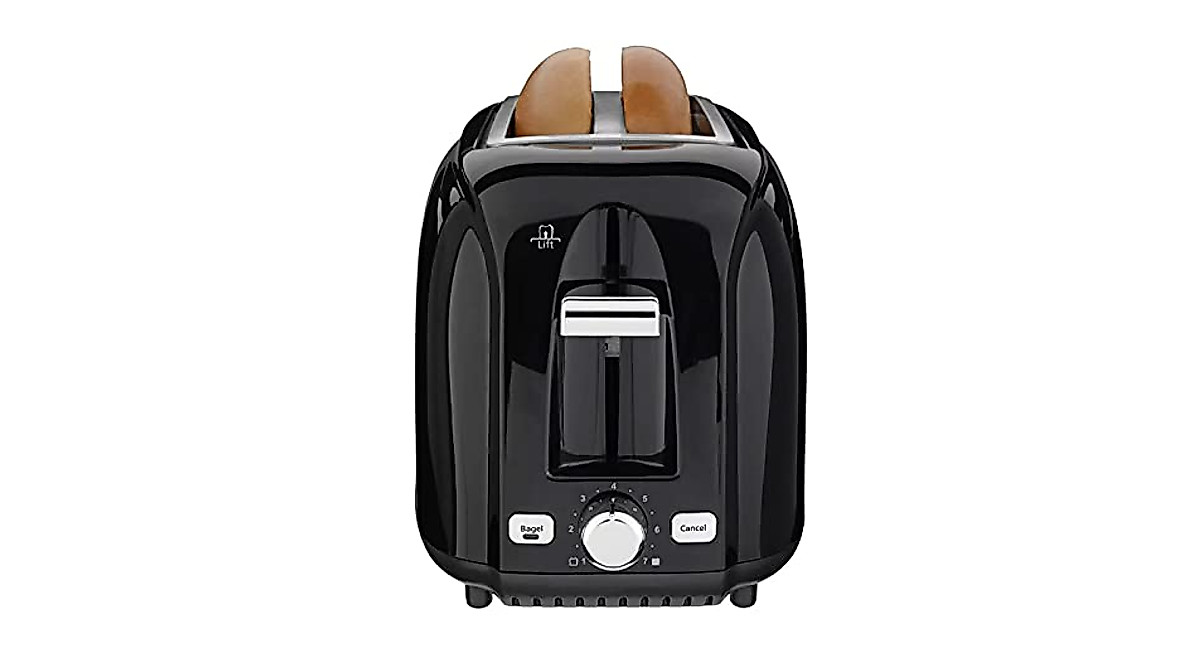 Sunbeam Black 2 Slice Toaster with Frozen Feature - Perfect Toasting