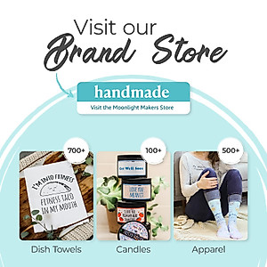 Moonlight Makers “Biscuits With The Boss” Funny Scented Candle, Vanilla Candle for Home, Funny Candles with Sayings, Vanilla Biscuits Soy Candle, 40+ Hour Burn Time, 9oz Amber Glass Jar