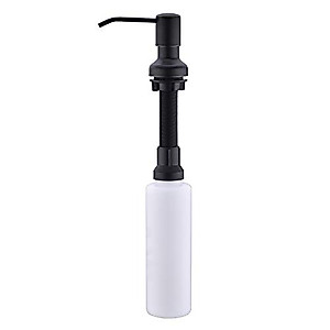 Soap Dispenser,Stainless Steel Dish Soap Dispenser for Kitchen,Hand Soap Dispenser Stainless Steel, Sink Soap Dispenser with Large Bottle, Oil Rubbed Bronze Soap Dispenser Refill from The Top