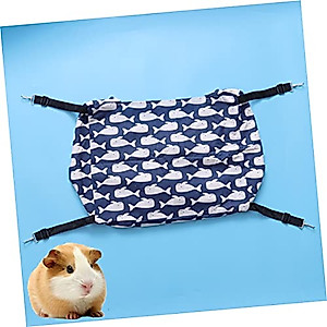 ABOOFAN Ferret Hammock Guinea Pig Hammock Chinchilla Hammock for cage Guinea Pig Bed Ferret Bed Hedgehog cage pet Hammock Bed Hamster Hanging Hammock pet Hanging Bed Cradle Cat nest House