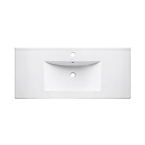 Swiss Madison Well Made Forever Pierre Wall Hung Vanity, Chrome