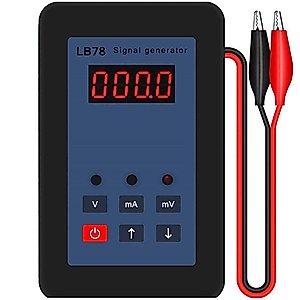 LB78 Signal Generator, 4-20mA /0-10V/mV Current Voltage Signal Generator Signal Source Calibrator Signal Tester (LB78)