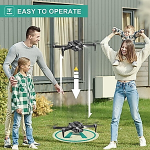 ROTAZA Drones With Camera,4K FPV Mini Drone Toy - Foldable, Carrying Case, Adjustable Lens, Brushless Motor, Headless Mode, Obstacle AvoidanceOne Key Take Off/Land, for Kids, Adults, Beginners