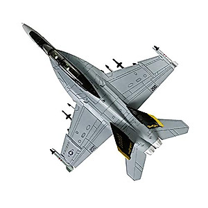 HANGHANG 1/100 Scale F/A-18 Hornet Strike Fighter Plane Metal Fighter Military Model Diecast Plane Model for Collection or Gift