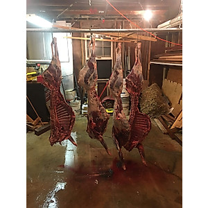 RiversEdge Products Stainless Meat Hooks, Smoker Hook, 5", 4 Pack