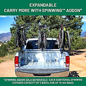 Full Nelson, 2-Bike Carrier Truck Bed Mount V-Rack (Expandable to 6 Bike)
