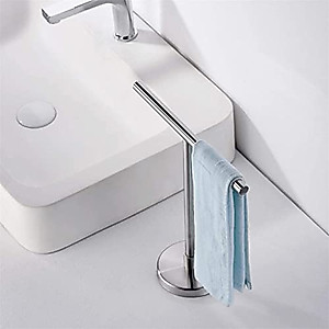 n/a Bath Hand Towel Holder Standing Matte Black T-Shape Towel Bar Rack Stand Tower Bar Bathroom Kitchen Vanity Countertop (Color : D, Size : 27X30CM)