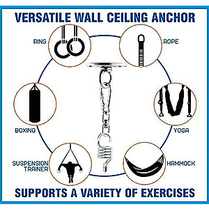 MEICOCO 700Lbs Weight Heavy Duty Hammock Spring for Hang Porch Swing Capacity Heavy Bag Spring
