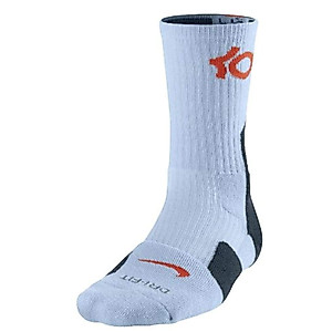 Nike Men's KD Elite Crew Basketball Socks ((L) Large)