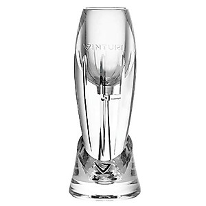 Vinturi Reserve Essential Red Wine Aerator Includes No Drip Stand, White