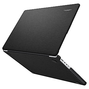 Spigen Urban Fit Designed for MacBook Pro 14 inch Case M4/Pro/Max (2024) M3/M2/M1/Pro/Max (2023-2021) A3112 A3185 A3401 A2918 A2992 A2779 A2442 Premium Knit Fabric Case - Black