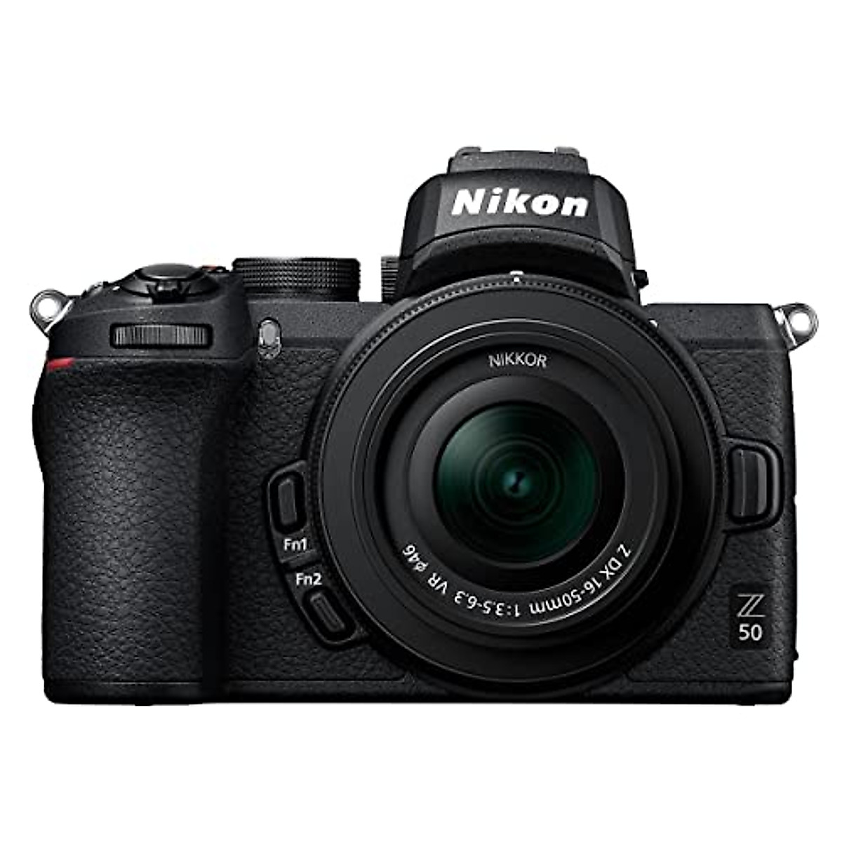 Nikon Z50 Mirrorless Camera with NIKKOR Z DX 16-50mm f/3.5-6.3 VR Lens - Bundle with Case, 64GB SDXCU3 Card, ML-L7 Bluetooth Remote Control, Tripod, EN-EL25 Battery, Software Pack + More