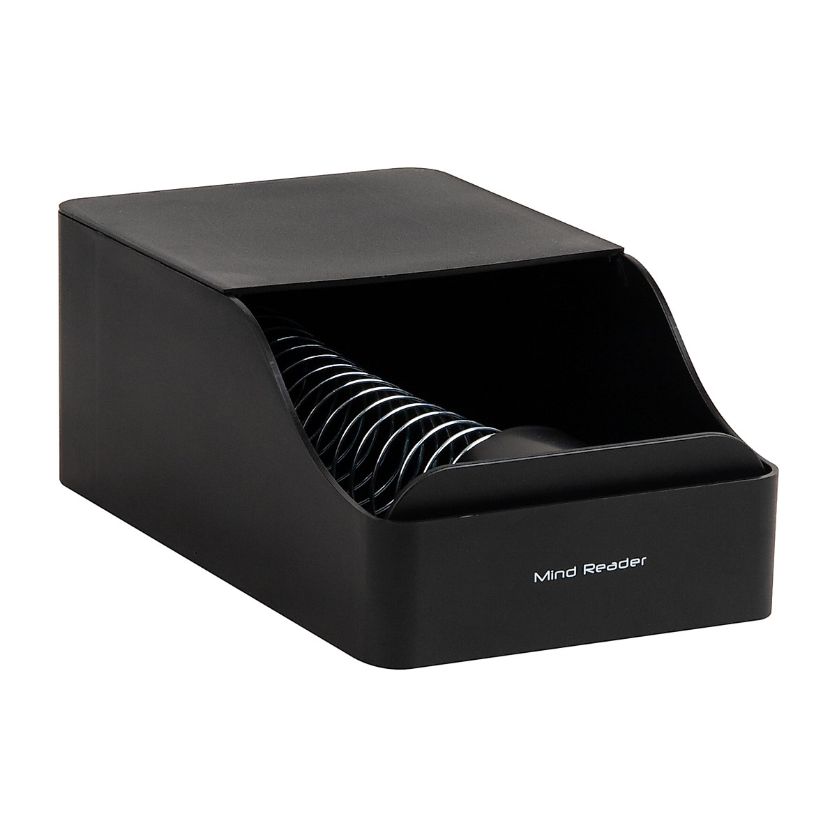 Mind Reader Coffee Sleeve Storage Dispenser Organizer, Black 6 X 9.57 X 3.78