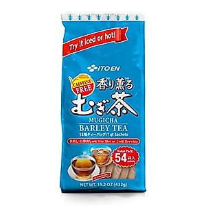 Ito En Mugicha Roasted Barley Tea, 54 Count Tea Bags, Caffeine Free