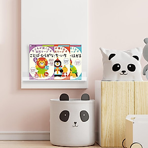 BYCY 8 Packs Clear Acrylic Shelves Wall Mount Holder for Display,Floating Book Shelves for Kids Room,Floating Album Record Shelves Funko Pop Display Shelf for Home (8Packs-Clear)