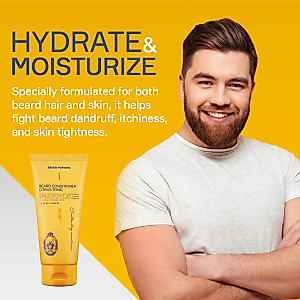 SEVEN POTIONS Beard Conditioner for Men – Prevents Beard Itch and Dandruff – Natural, Vegan, Cruelty Free (Citrus Tonic, 3.4 FL OZ)