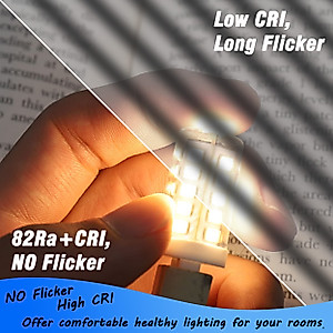 Heifymi G9 LED Bulb Dimmable 5W 2700K Soft Warm White, Replace G9 40 Watt Halogen Equivalent, AC120V G9 Bipin Base LED Bulbs for Chandelier Light, 0-100% Dimmable, No Flicker, 400LM(6pack)