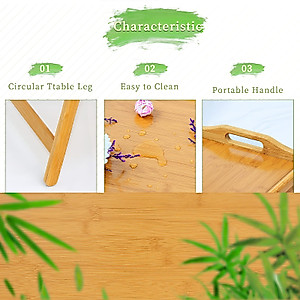 2 Pack Bed Tray Table & 2 Pack Silverware Organizer