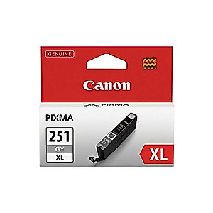 Canon Cli-251gy Xl Ink Cartridge - Gray - Inkjet - 665 Page - Oem