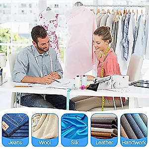 buyfitcase Handheld Sewing Machine, Mini Sewing Machine for Beginners, Home DIY and Travel, Portable Sewing Machine Quick Handheld Stitch66