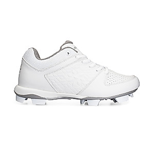 RIP-IT | Women's Diamond Softball Cleat | Size 9 | White