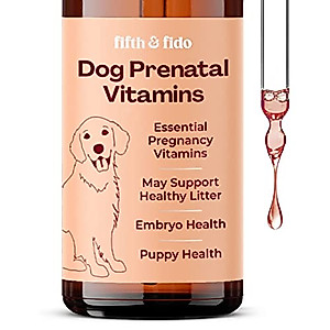 Dog Prenatal Vitamins Pregnant Kit - Prenatal Vitamins for Dogs - Pregnant Dog Supplies - Prenatal Dog Vitamins - Prenatal Kit for Pregnant Dogs - Folic Acid for Dogs - Prenatal for Dogs
