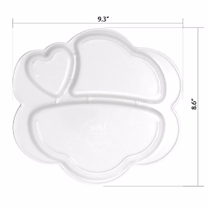 Zak Designs Disney Kids Divided Plates, Frozen Girl (FZNC-0010)