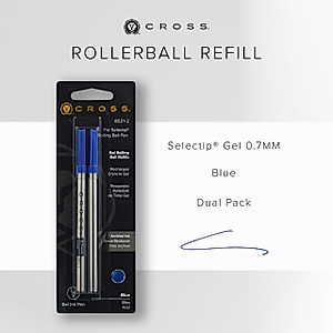 Cross Selectip Gel Rollerball Pen Refill - Blue - Dual Pack