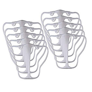 Sweetums Signatures 5/10/20pc 3D Food Grade Silicone Face Wearing Holder & Support- Increases Breathing Space to Help Breathe Smooth,Protect Makeup, do not Stick Lipstick (10PC)