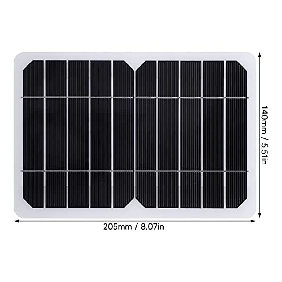 Solar Panel Charger, 5V Solar Charging Panel Environmental Protection high Conversion Rate for Camping