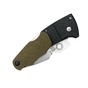 COLD STEEL Grik 3" AUS8A Spear Point Razor-Sharp Blade 3.875" GFN Handle Everyday Carry Versatile Pocket Folding Knife w/Tri-Ad Lock