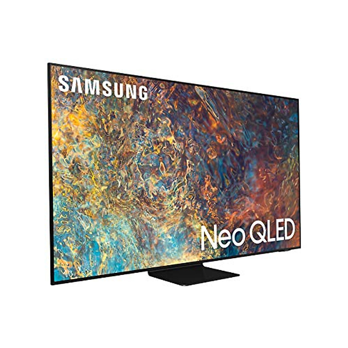 SAMSUNG QN85QN90AA 85" Neo QLED QN90AA Series 4K Smart TV with a Walts TV Large/Extra Large Full Motion Mount for 43"-90" Compatible TV's and Walts HDTV Screen Cleaner Kit (2021)